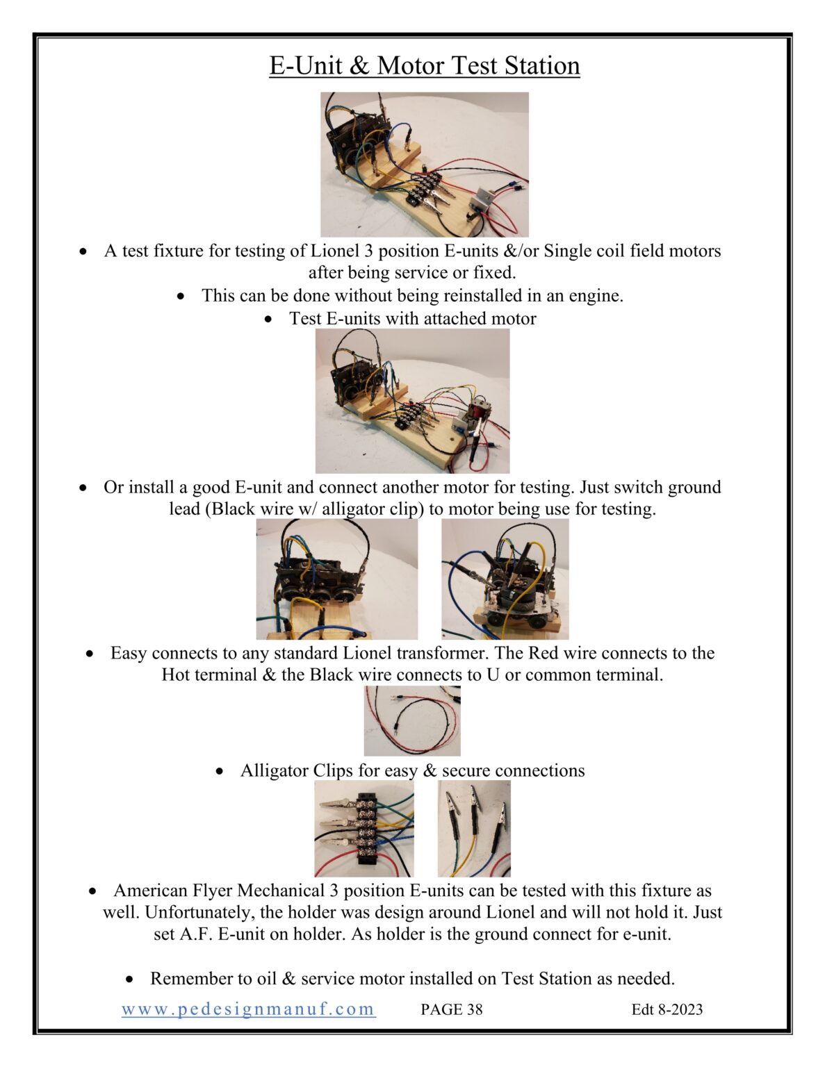 E-Unit & Motor Test Station – Complete - PE Design & Manufacturing